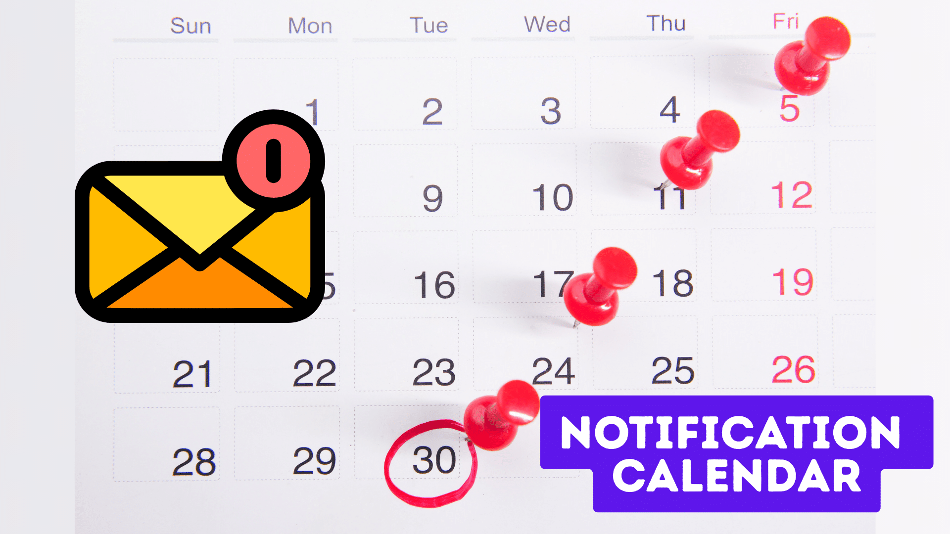 अधिसूचना कैलेंडर (Notification Calendar)